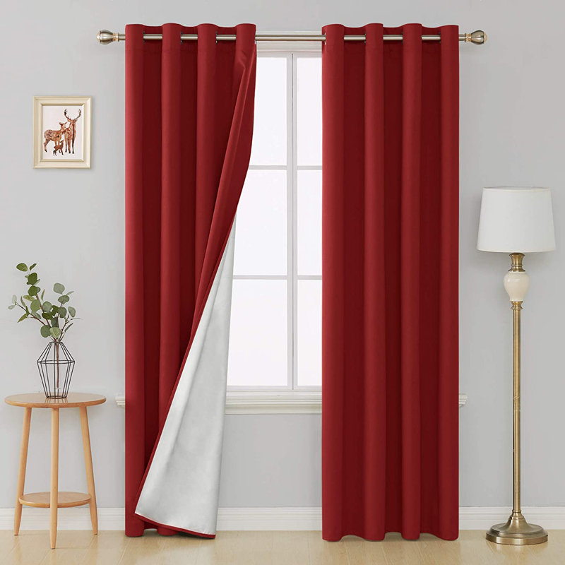 Eider And Ivory™ Penrith Polyester Blackout Curtain Pair Wayfair